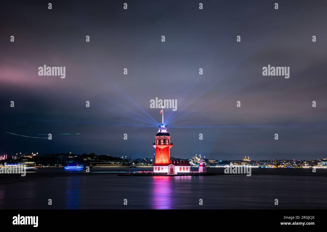 Maiden's Tower in Istanbul, Turkey. (KIZ KULESI). Maiden’s Tower got a ...