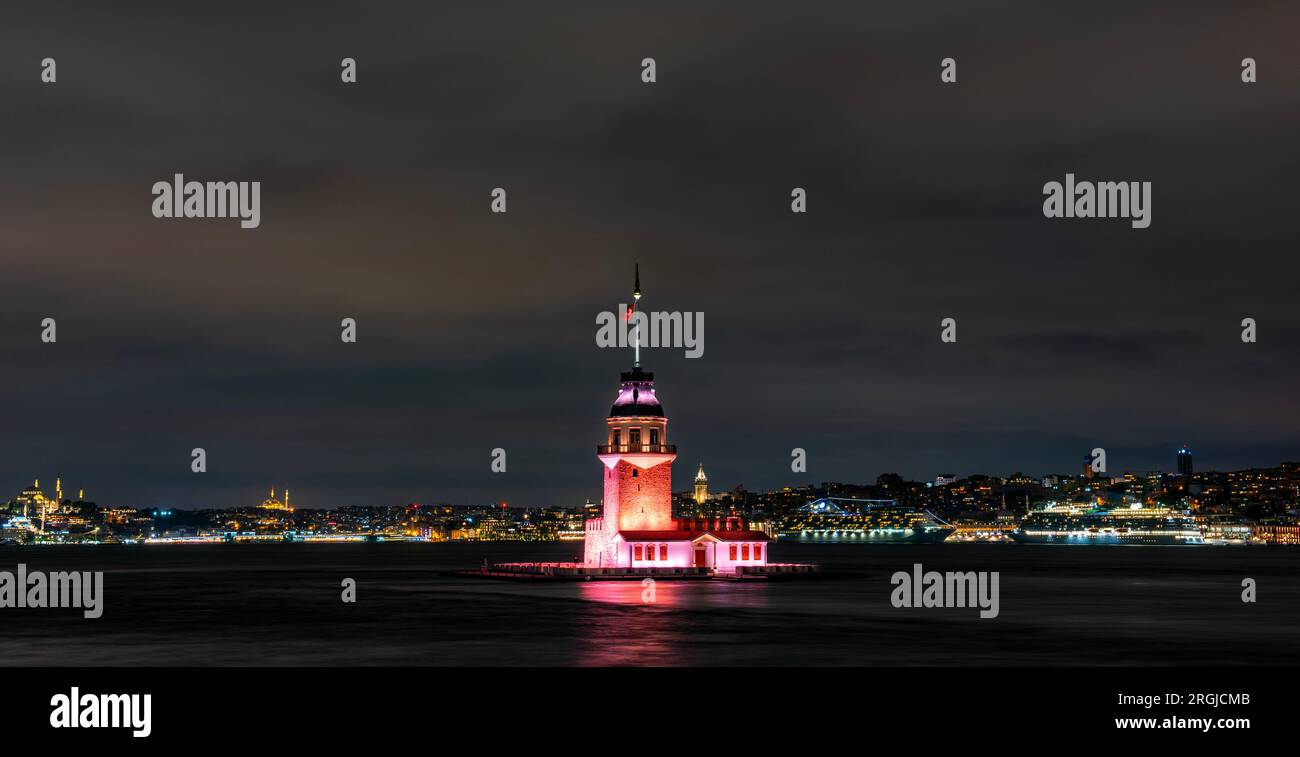 Maiden's Tower in Istanbul, Turkey. (KIZ KULESI). Maiden’s Tower got a ...