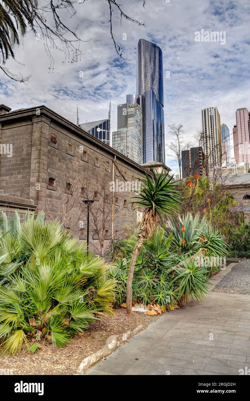 Melbourne Landmarks, Australia Stock Photo - Alamy