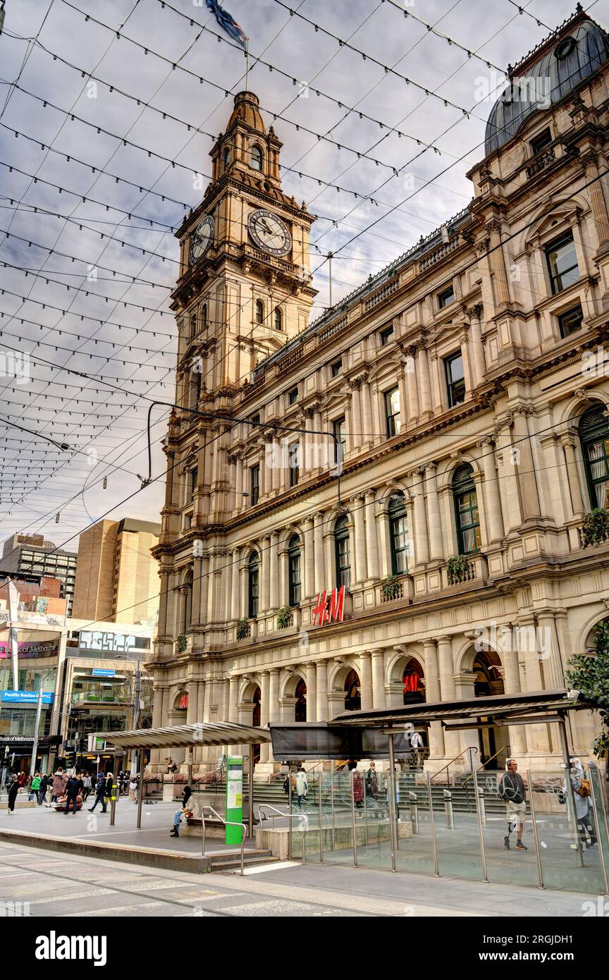 Melbourne Landmarks, Australia Stock Photo - Alamy