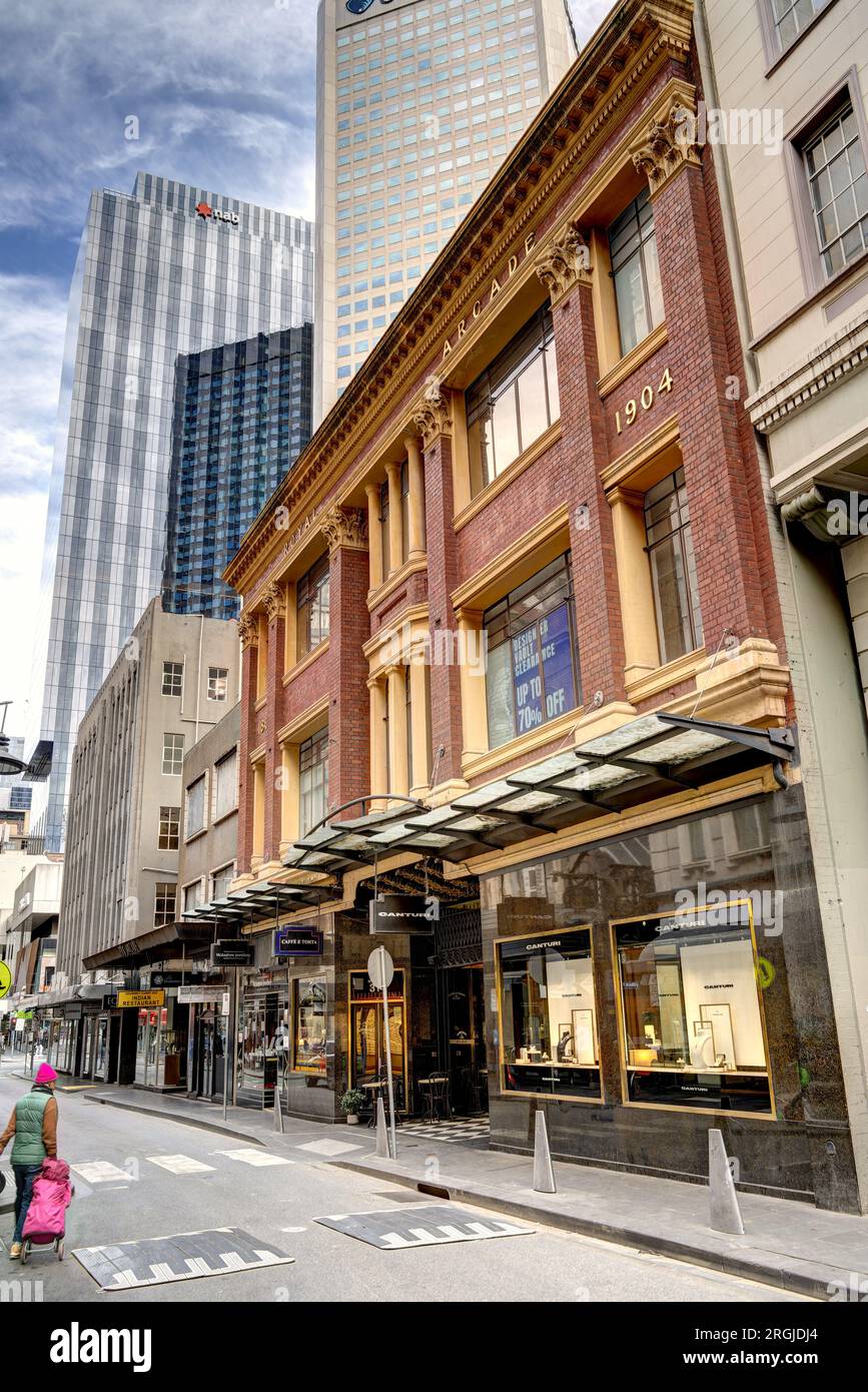Melbourne Landmarks, Australia Stock Photo - Alamy