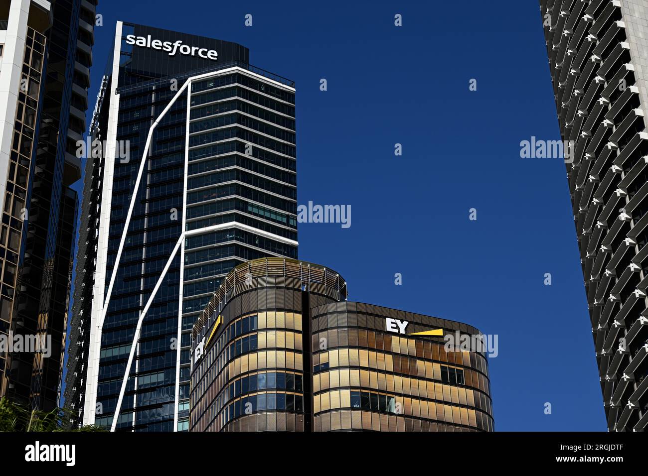 Sydney, Australia. 10th Aug, 2023. A general view of the EY building in ...