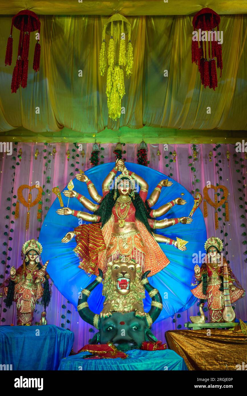 Navratri puja hi-res stock photography and images - Alamy