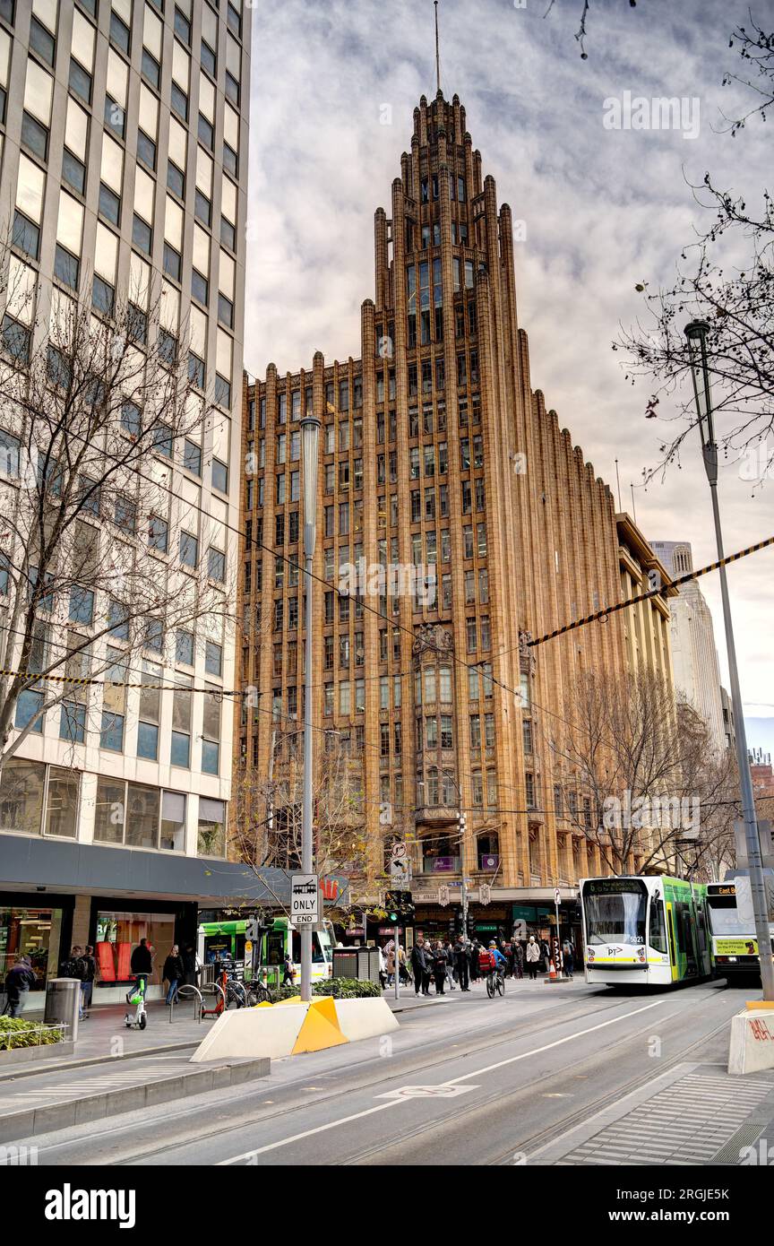 Melbourne Landmarks, Australia Stock Photo - Alamy
