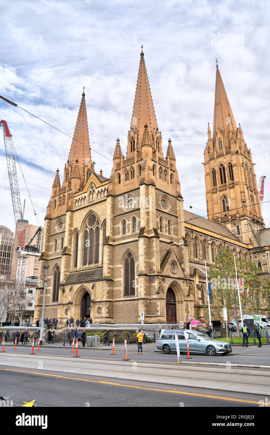Melbourne Landmarks, Australia Stock Photo - Alamy