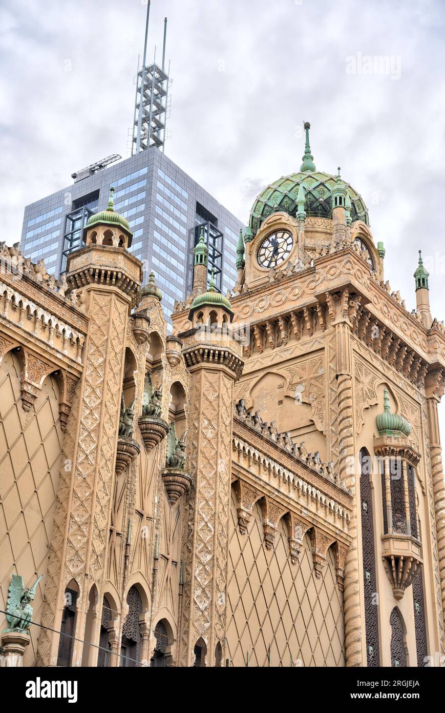 Melbourne Landmarks, Australia Stock Photo - Alamy