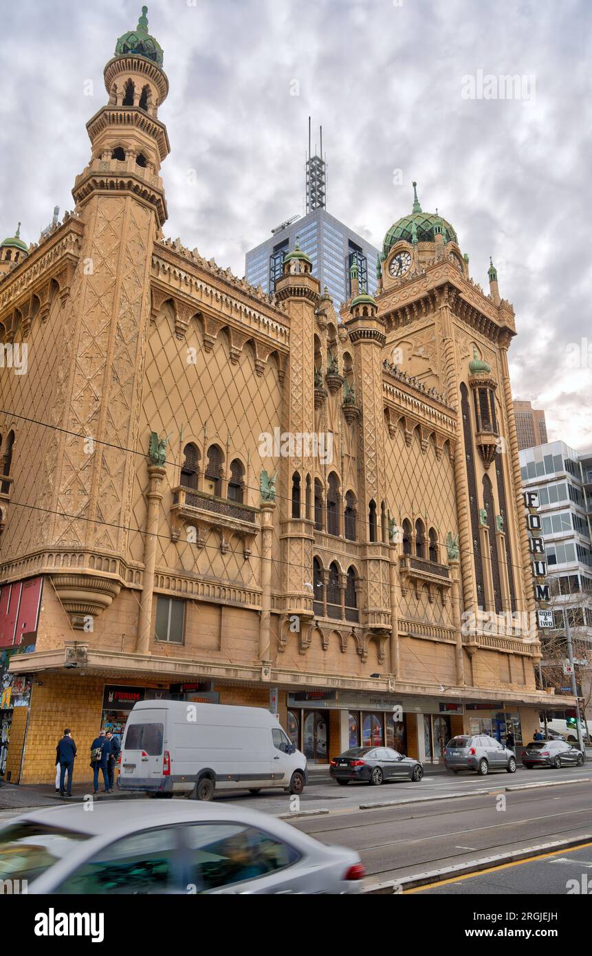Melbourne Landmarks, Australia Stock Photo - Alamy