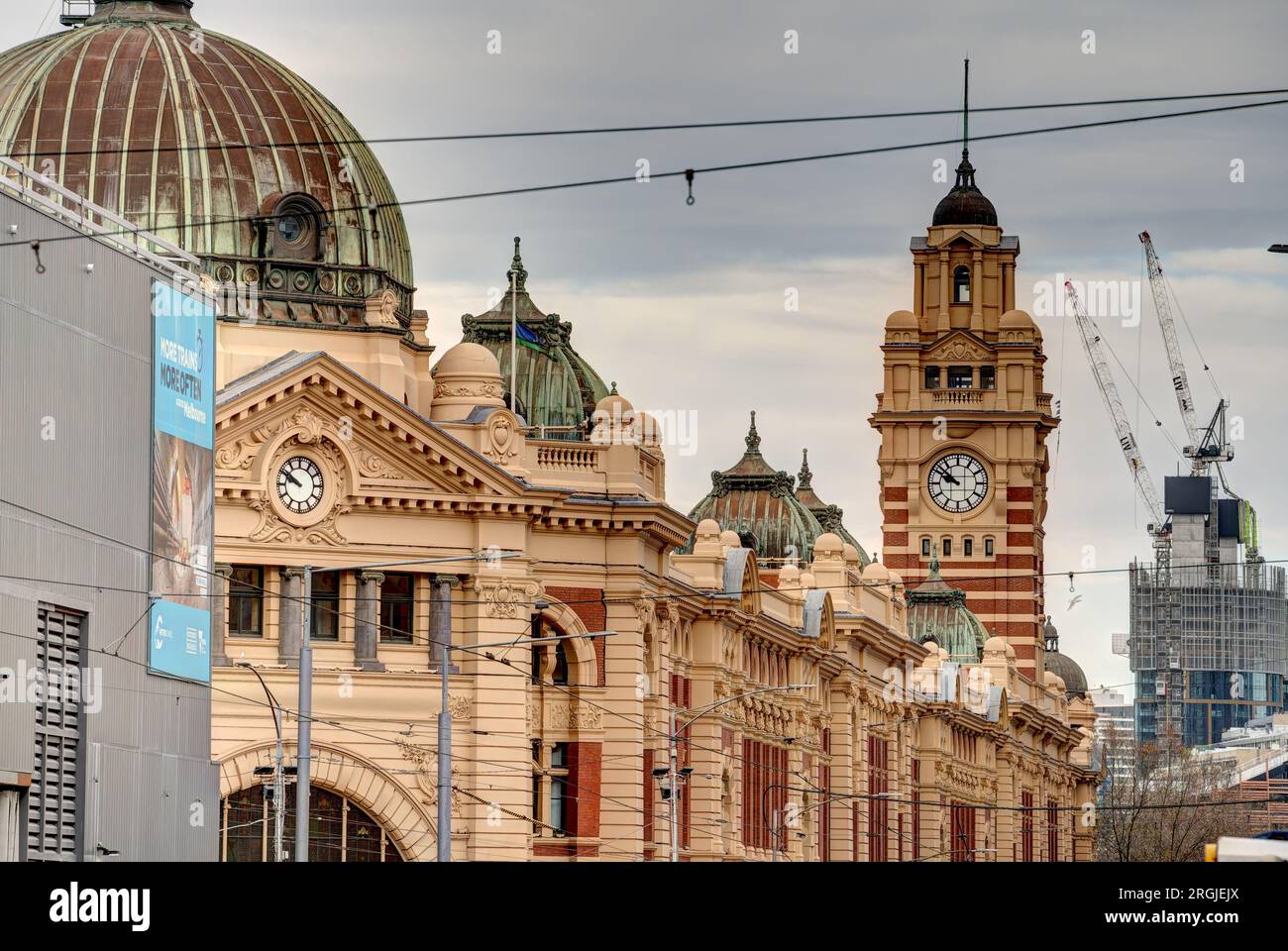 Melbourne Landmarks, Australia Stock Photo - Alamy
