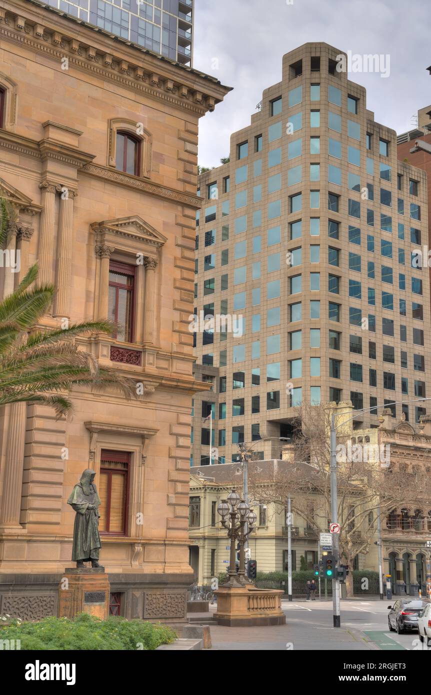 Melbourne Landmarks, Australia Stock Photo - Alamy