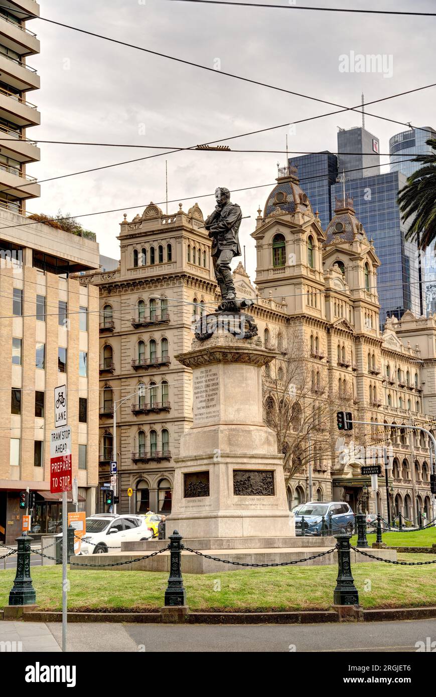 Melbourne Landmarks, Australia Stock Photo - Alamy