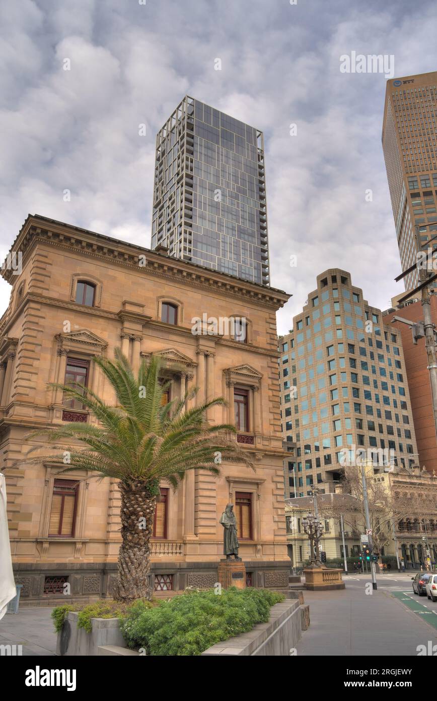 Melbourne Landmarks, Australia Stock Photo - Alamy