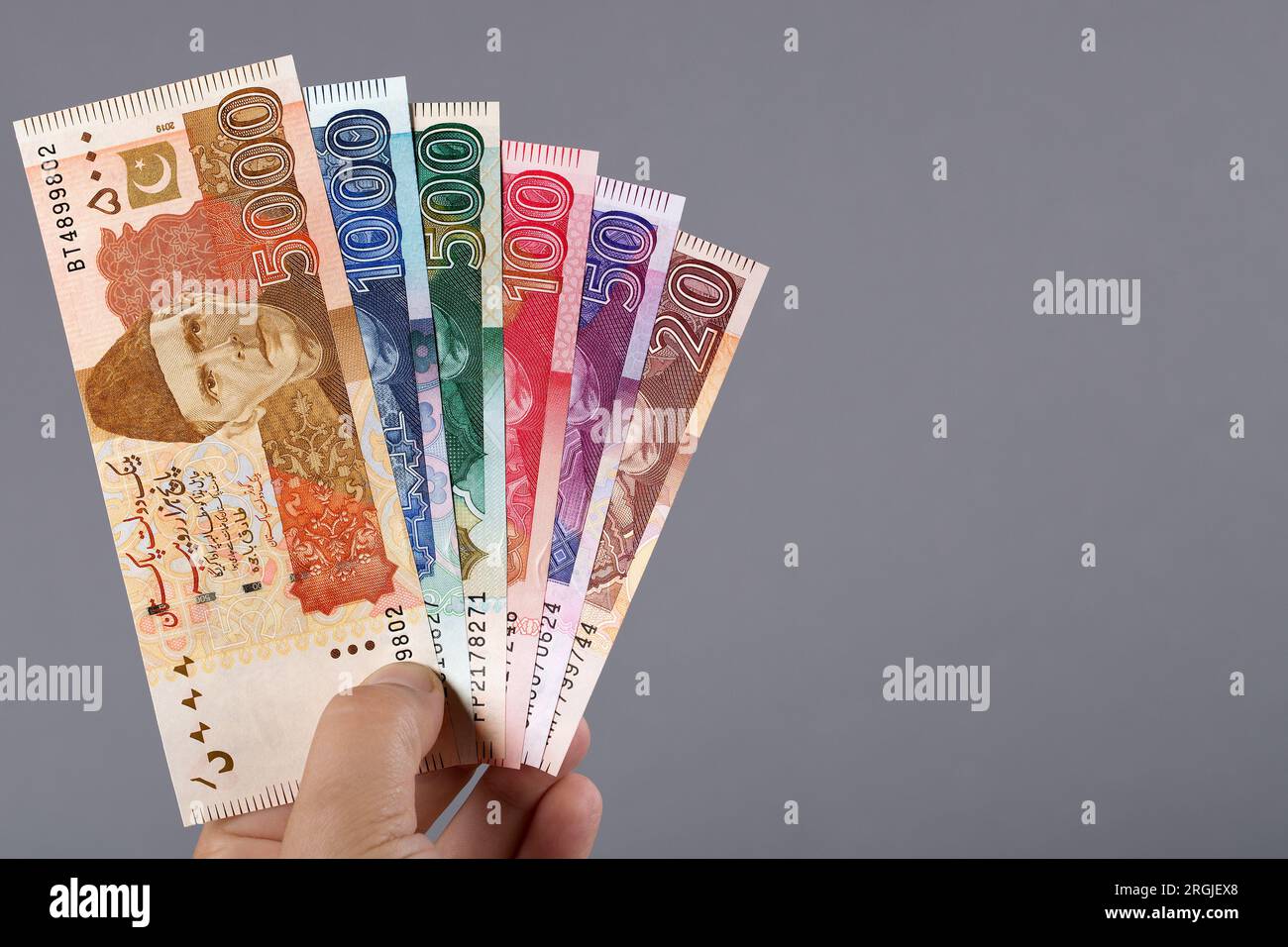 Pakistan rupee note hi-res stock photography and images - Alamy