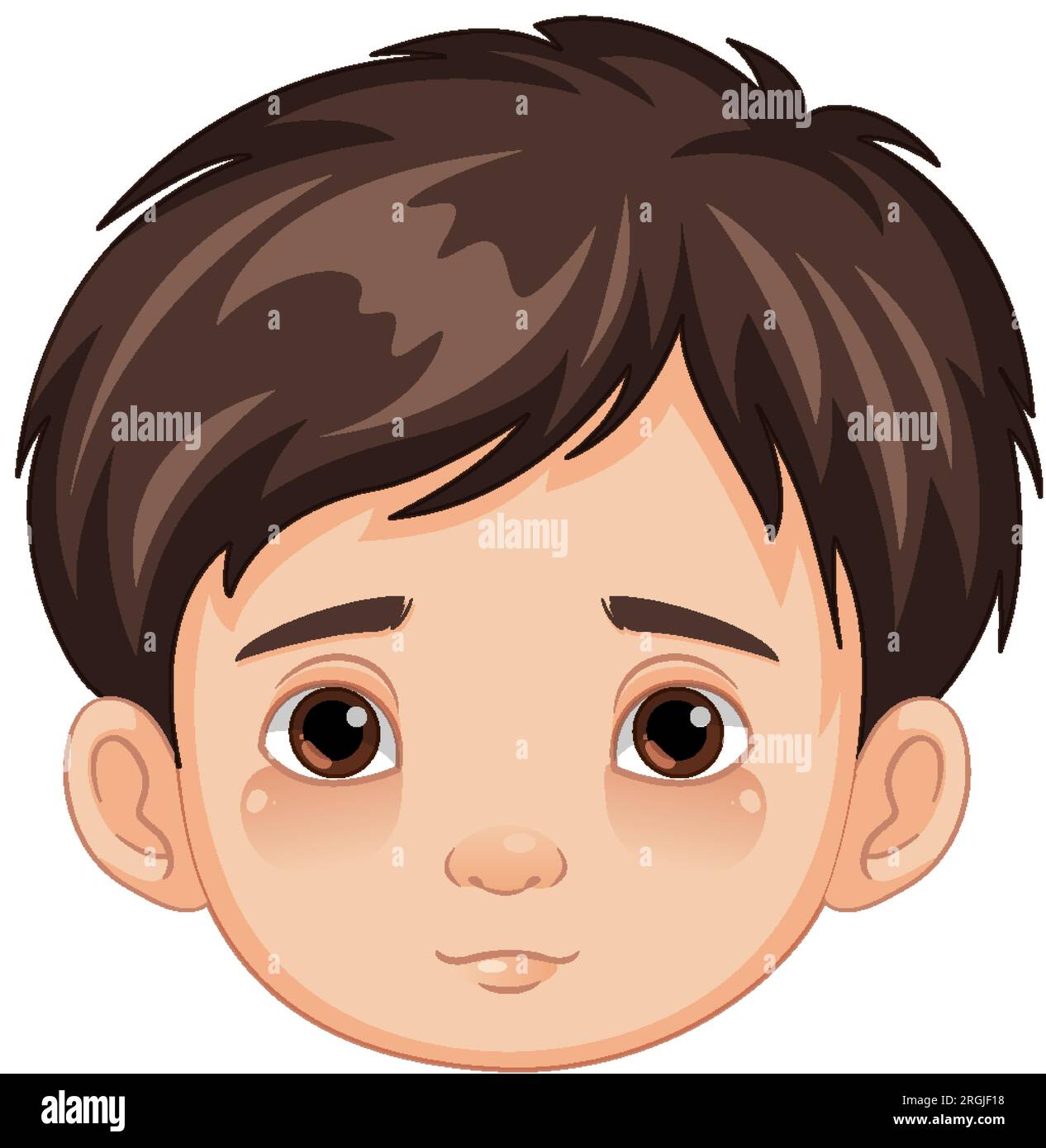 Expressionless illustration Stock Vector Images - Alamy