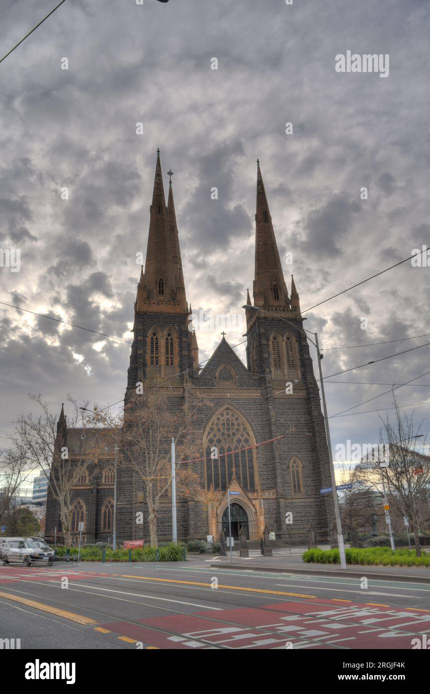 Melbourne Landmarks, Australia Stock Photo - Alamy