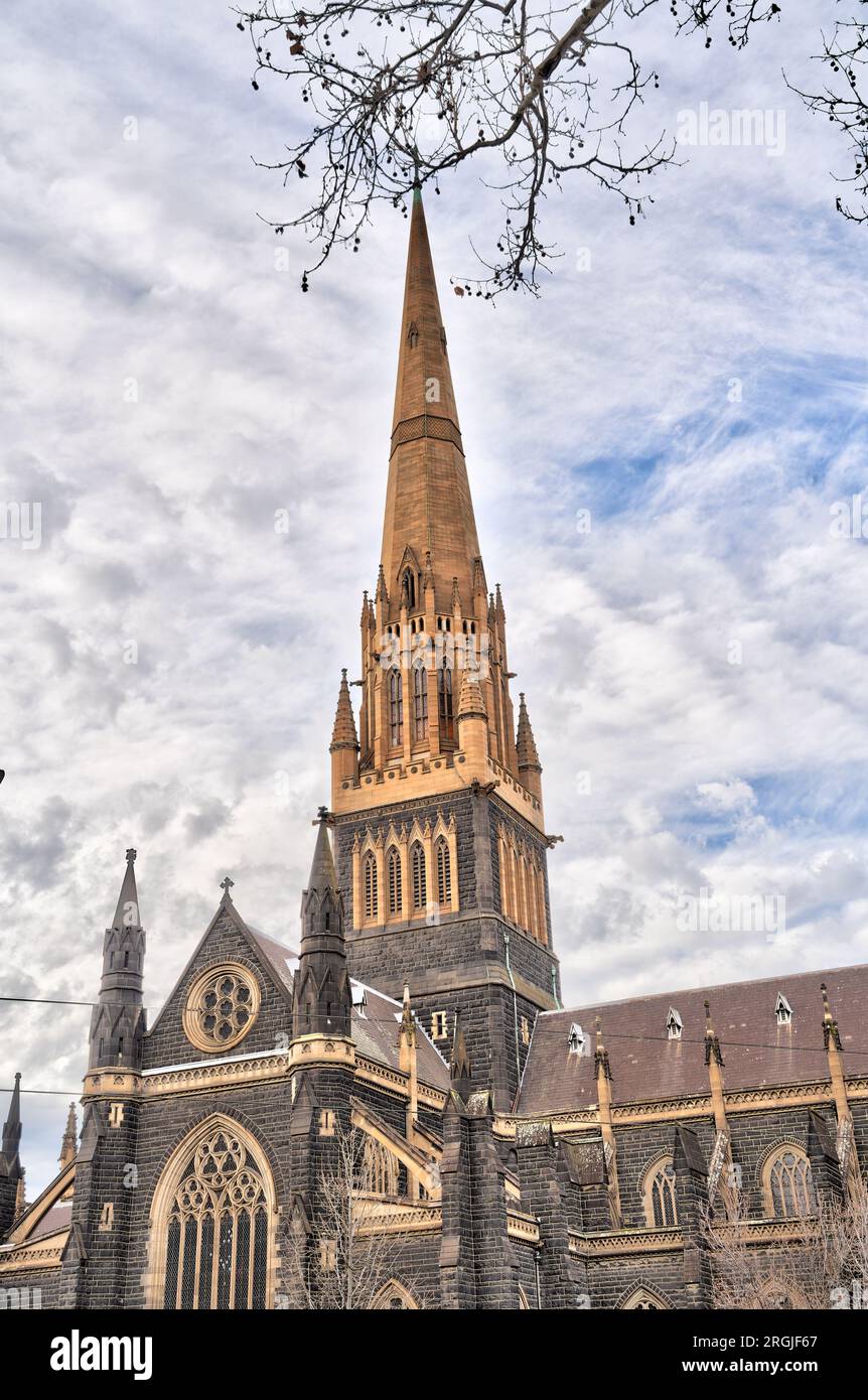 Melbourne Landmarks, Australia Stock Photo - Alamy