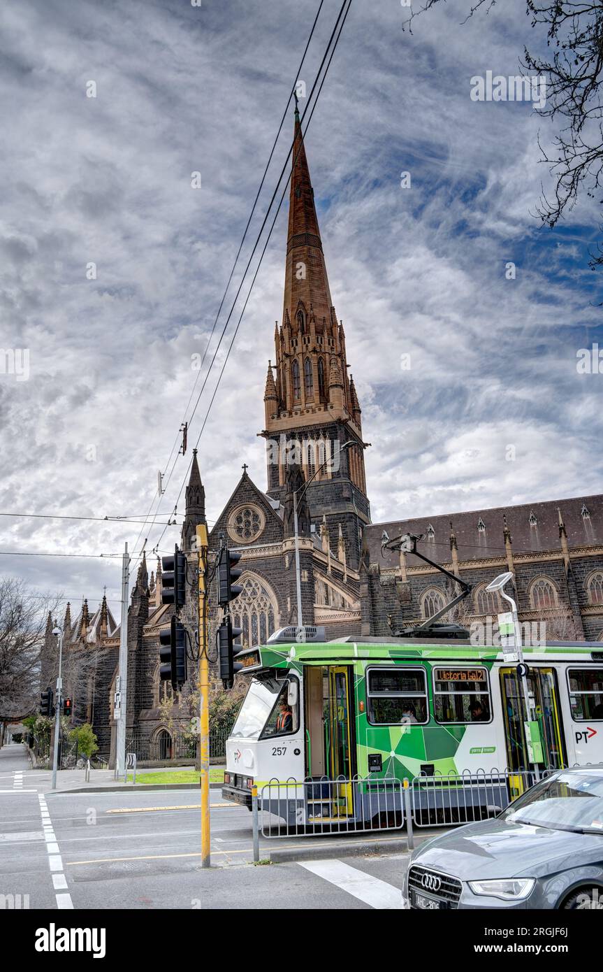 Melbourne Landmarks, Australia Stock Photo - Alamy
