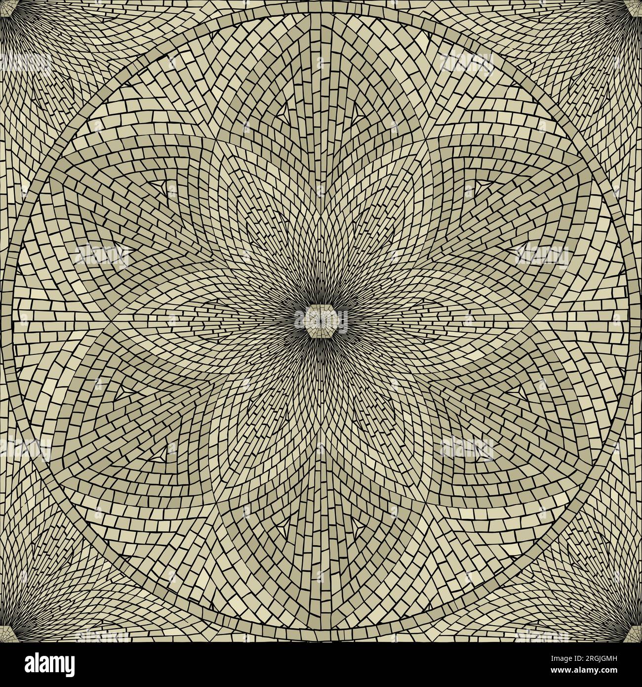 Pebble paving Stock Vector Images - Alamy