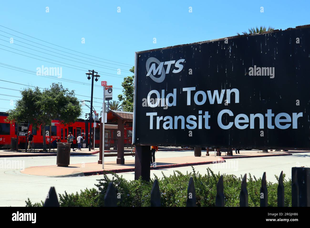 SAN DIEGO, California: MTS Old Town Transit Center Stock Photo - Alamy