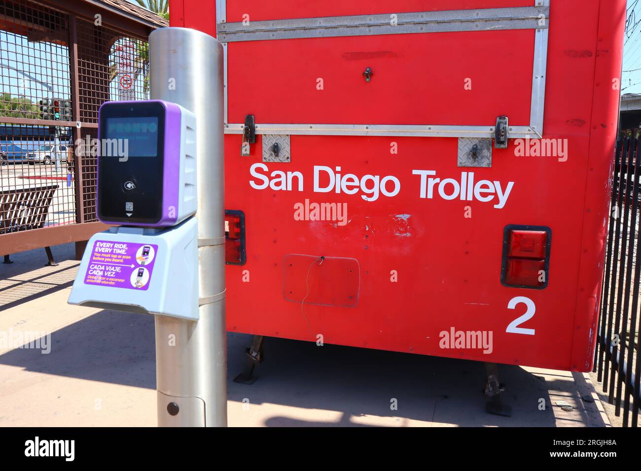 SAN DIEGO, California: San Diego MTS Metropolitan Transit System ...