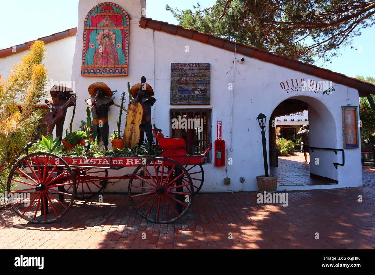 Vintage california town map hi-res stock photography and images - Alamy