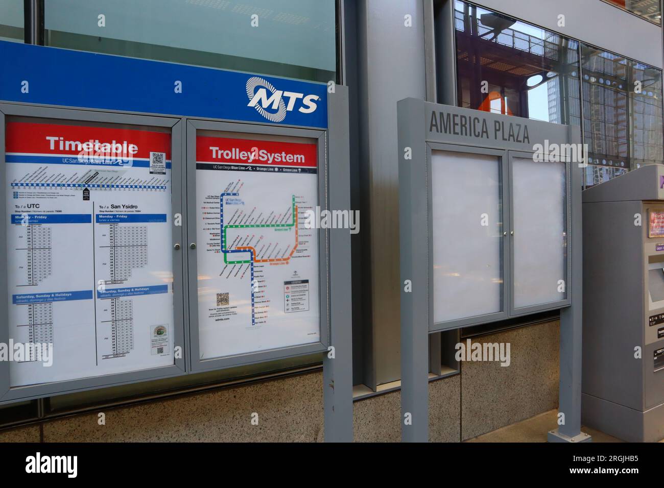 SAN DIEGO, California: San Diego MTS Metropolitan Transit System ...