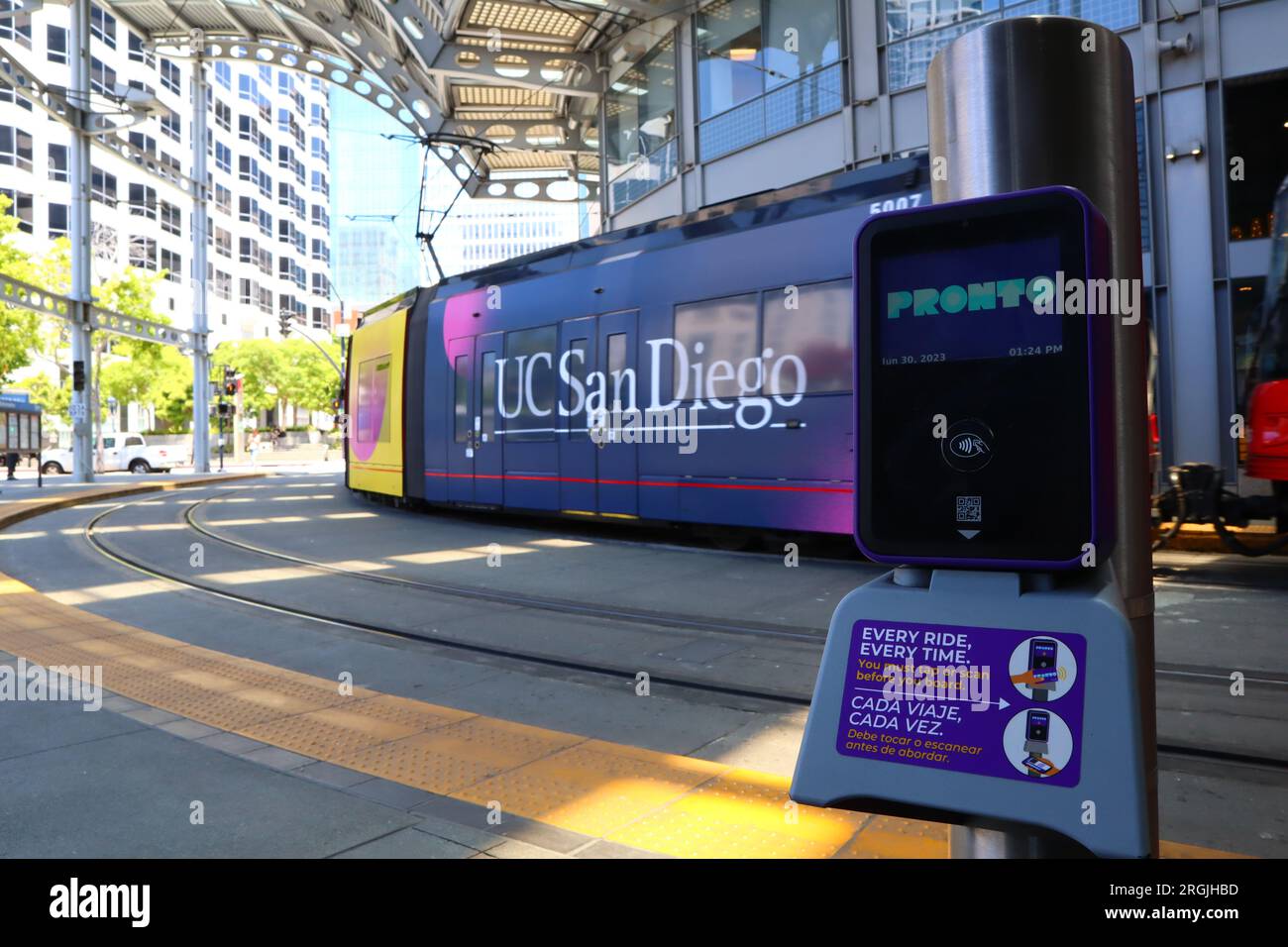 SAN DIEGO, California: San Diego MTS Metropolitan Transit System ...