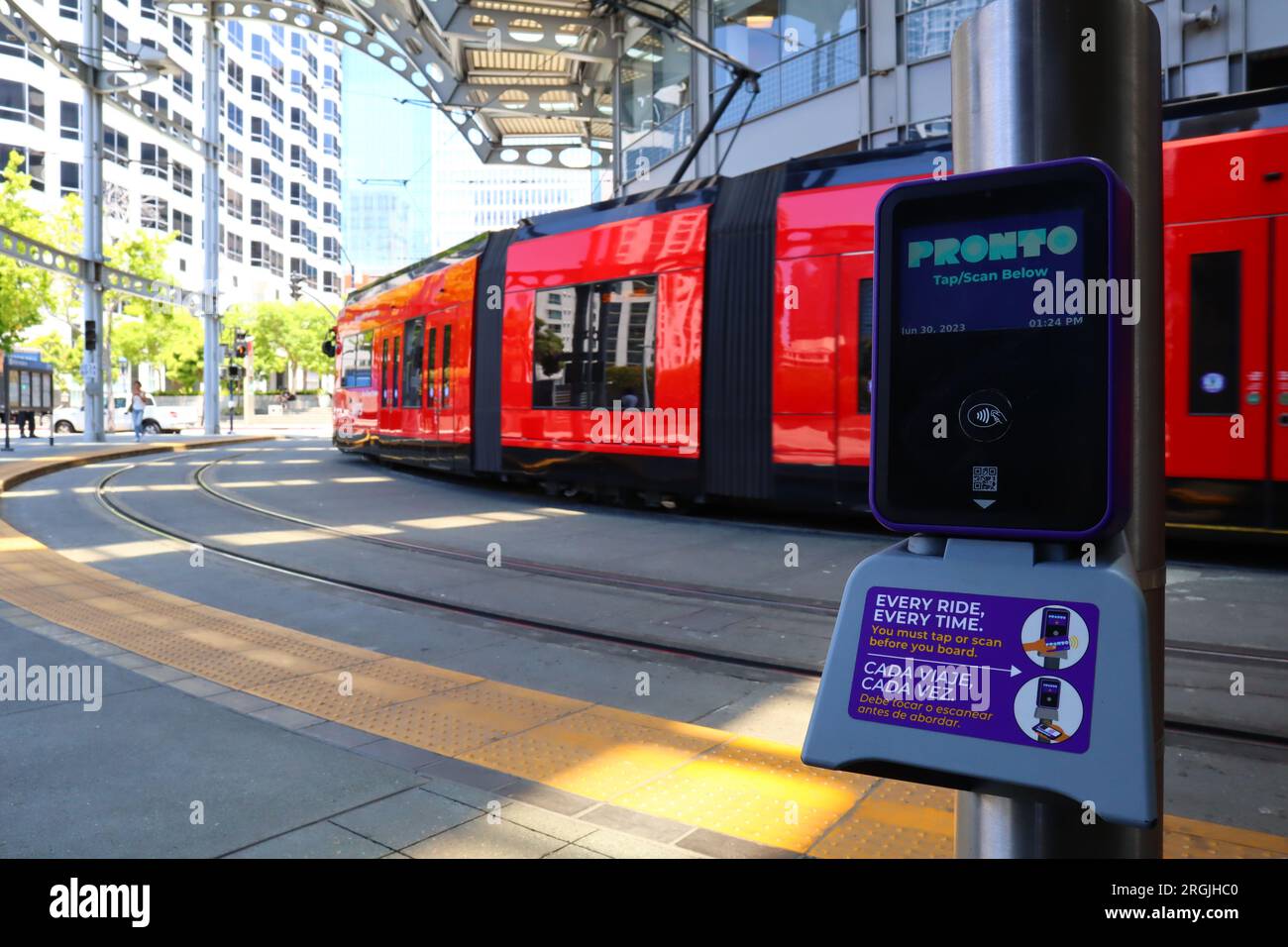 SAN DIEGO, California: San Diego MTS Metropolitan Transit System ...