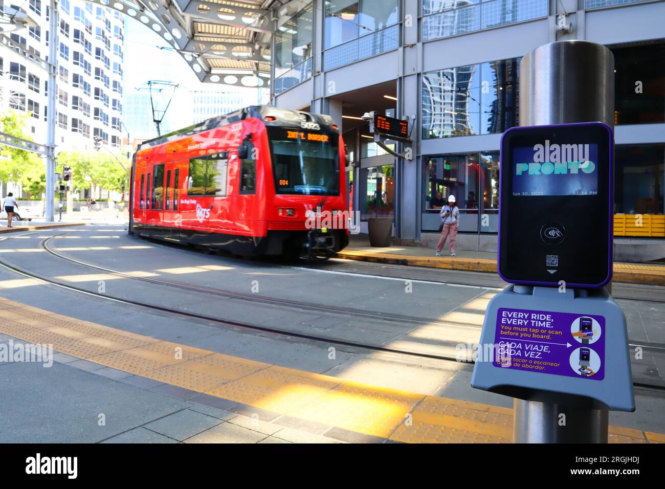 SAN DIEGO, California: San Diego MTS Metropolitan Transit System ...