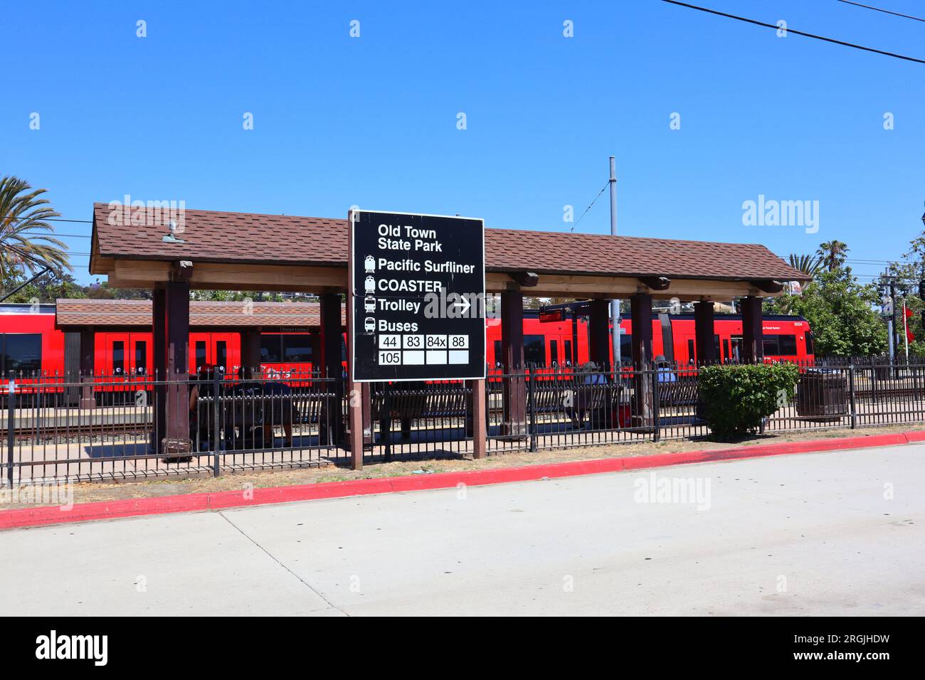 SAN DIEGO, California: MTS Old Town Transit Center Stock Photo - Alamy