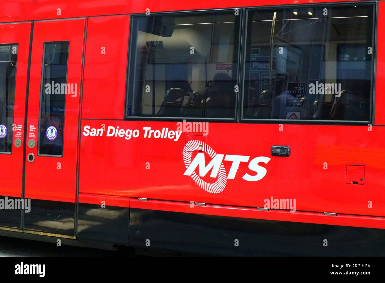 SAN DIEGO, California: San Diego MTS Metropolitan Transit System ...