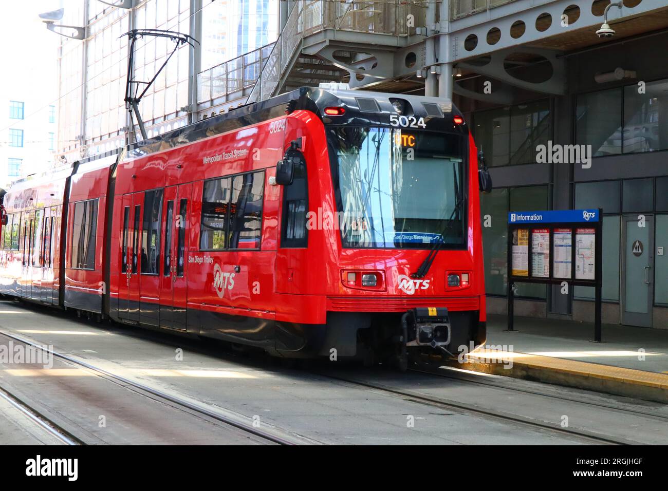 SAN DIEGO, California: San Diego MTS Metropolitan Transit System ...