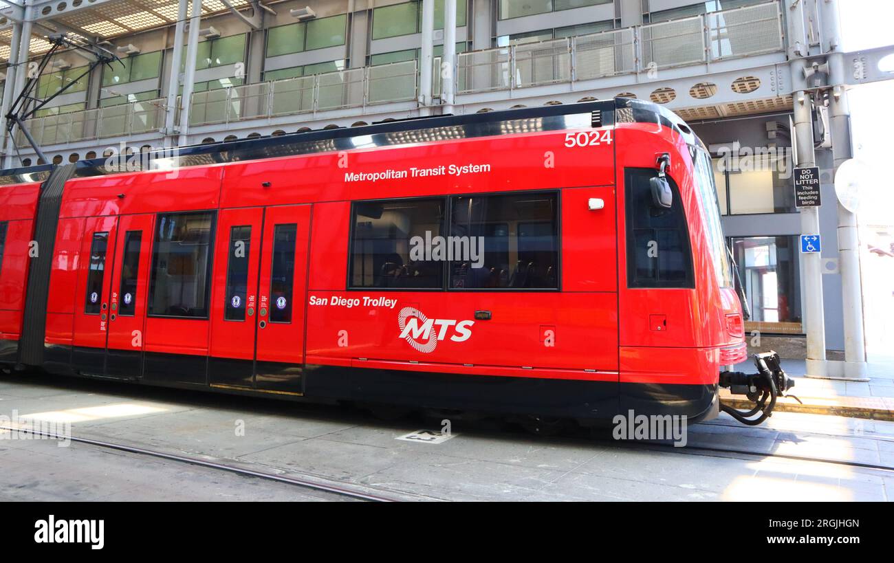 SAN DIEGO, California: San Diego MTS Metropolitan Transit System ...