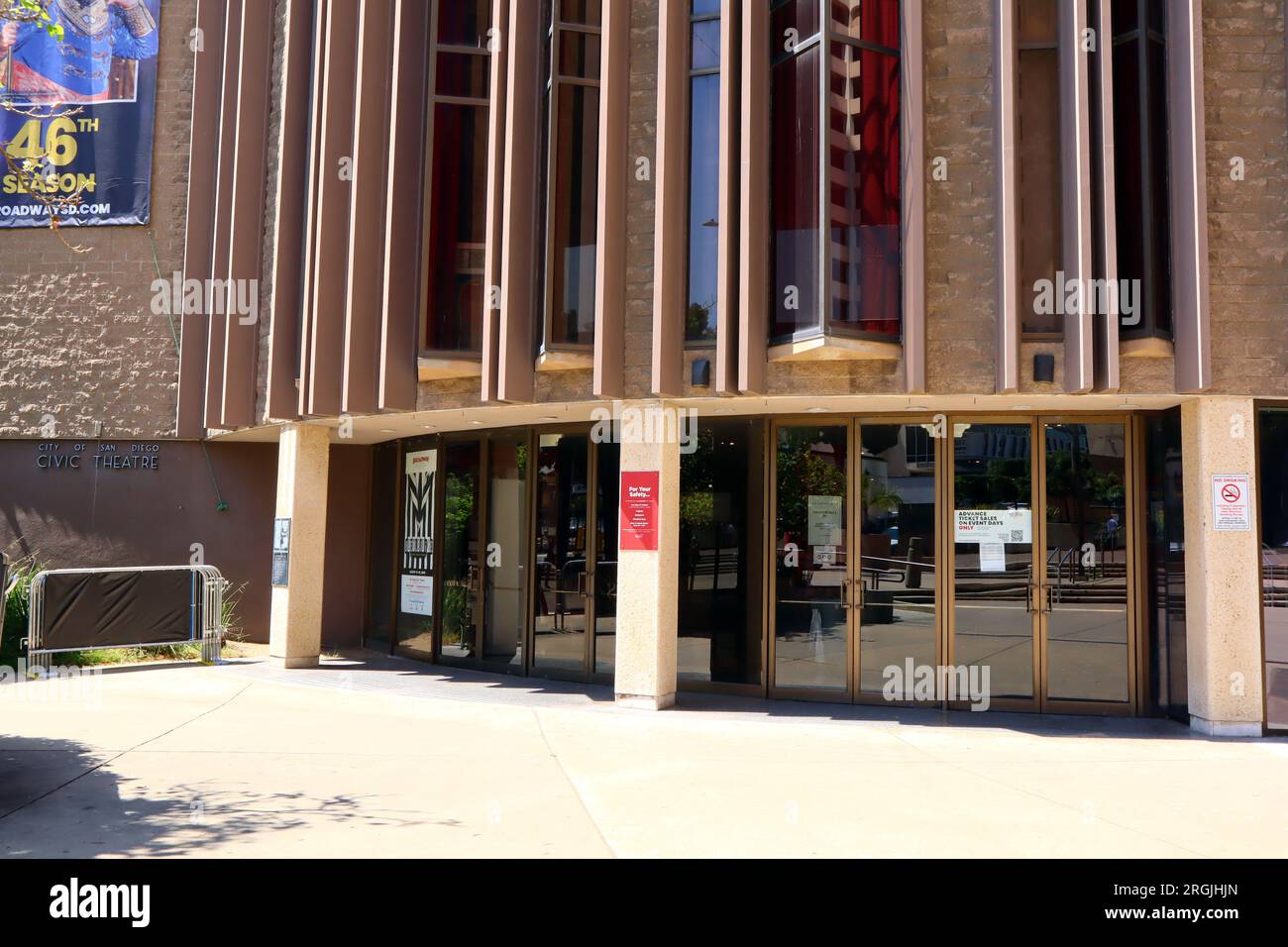 SAN DIEGO, California: City of SAN DIEGO Civic Theatre at 1100 3rd Ave ...