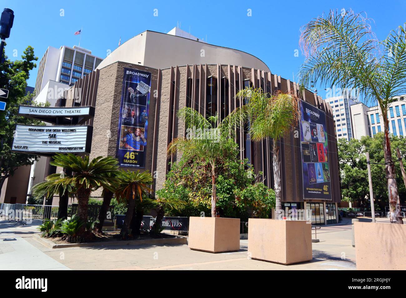 SAN DIEGO, California: City of SAN DIEGO Civic Theatre at 1100 3rd Ave ...