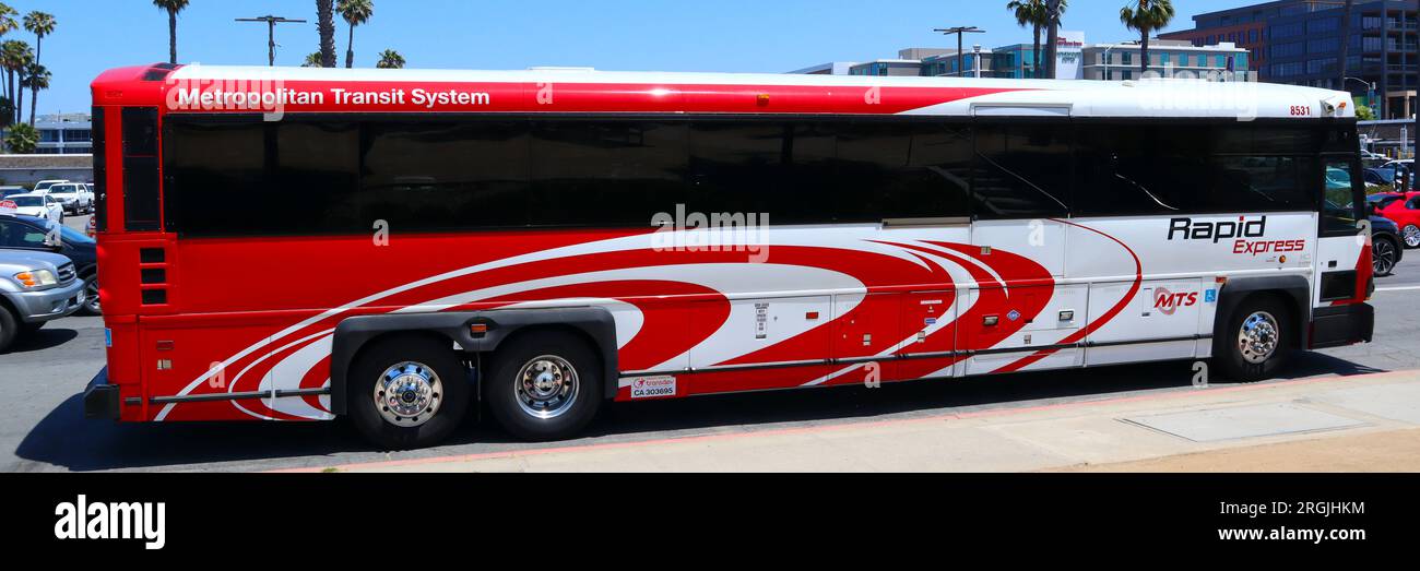 Mts bus san diego hi-res stock photography and images - Alamy