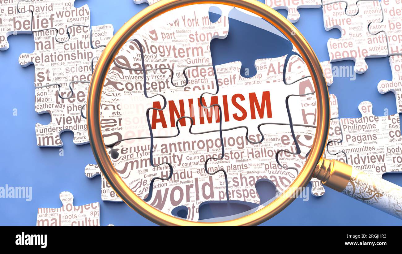 Animism being closely examined along with multiple vital concepts and ...