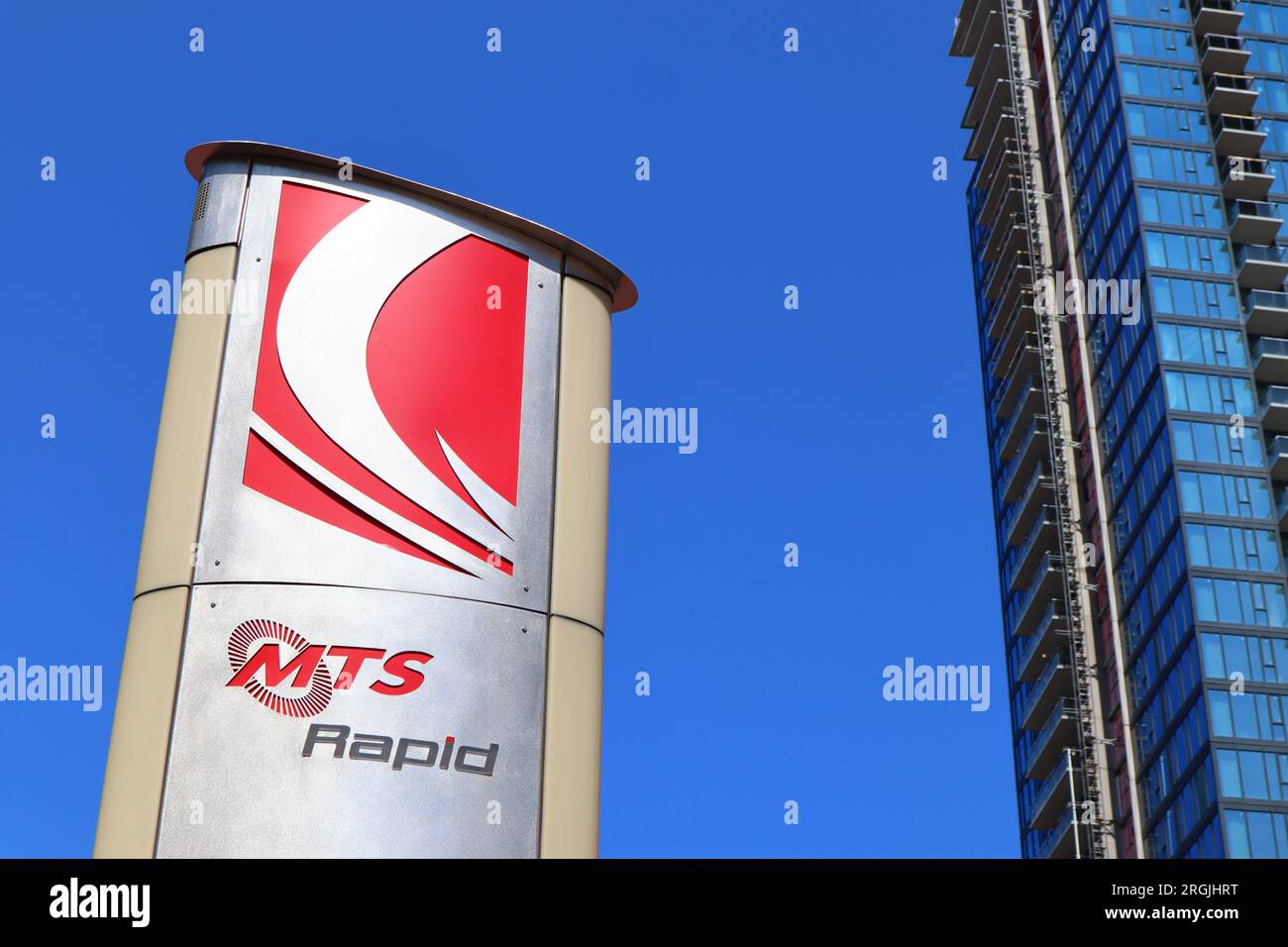 Metropolitan transit public bus mts hi-res stock photography and images ...