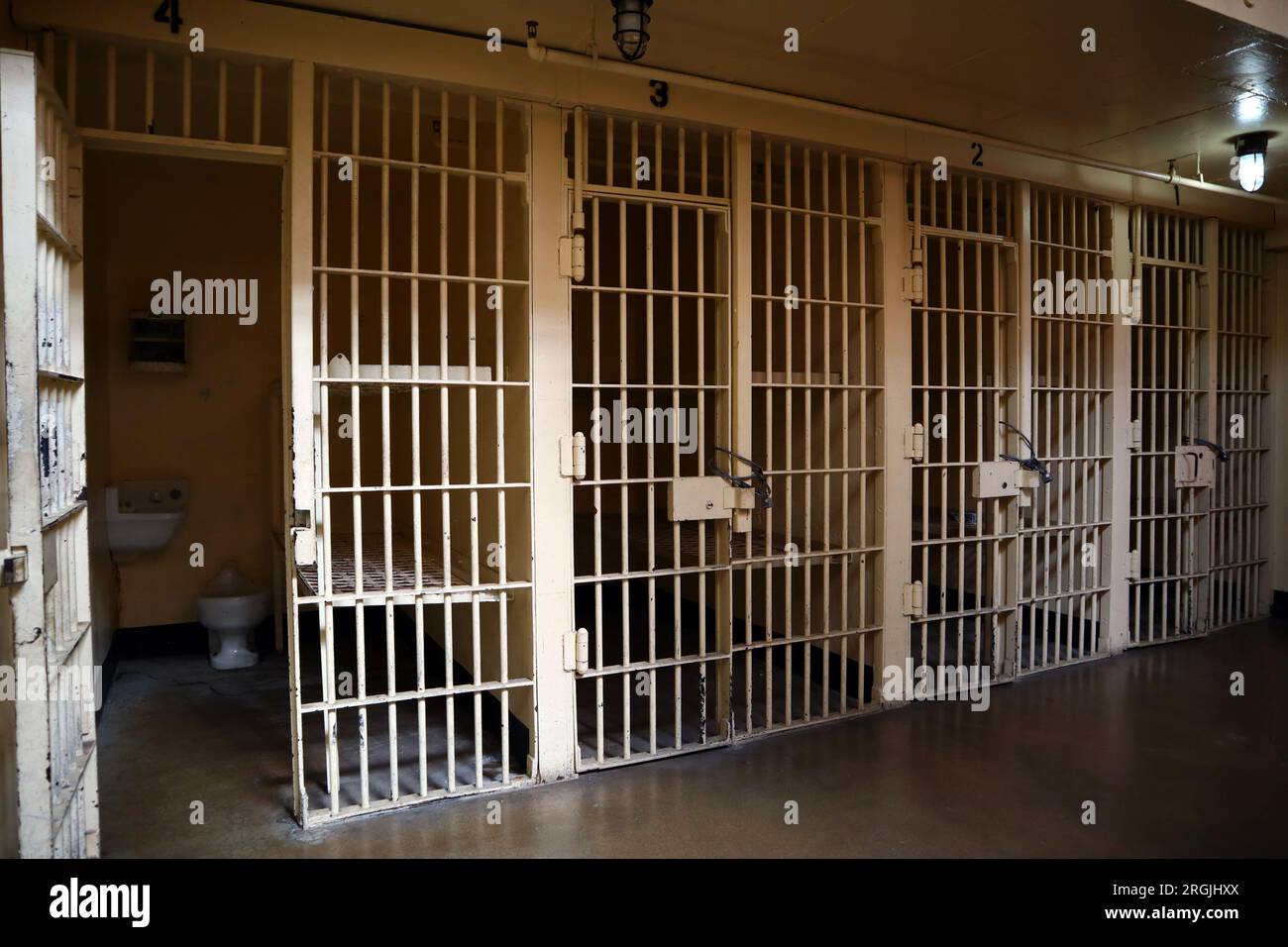 Penitentiary Prison Jail with cells Stock Photo - Alamy