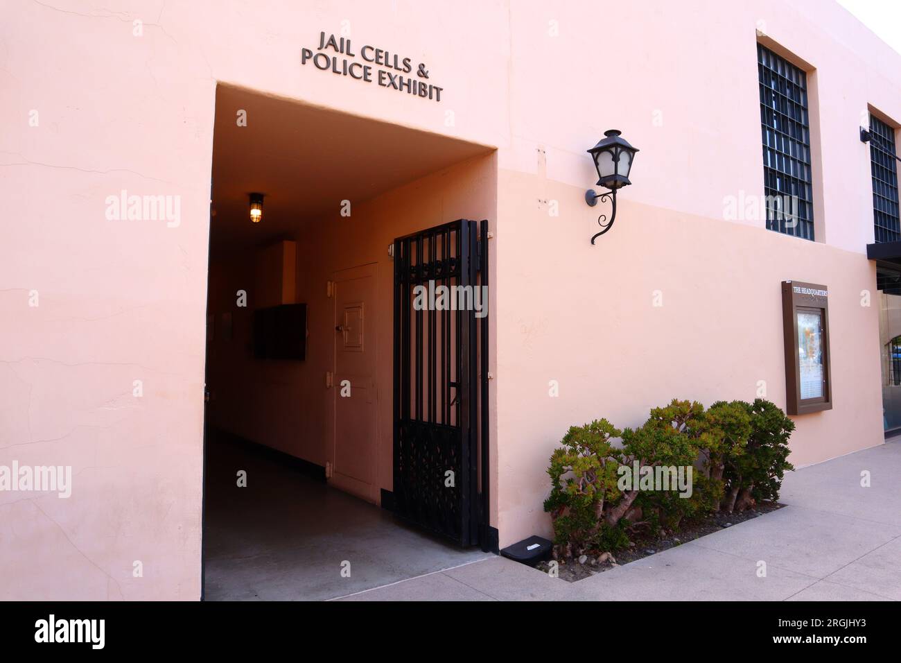 SAN DIEGO, California: Jail Cells and Police Exhibit at The ...
