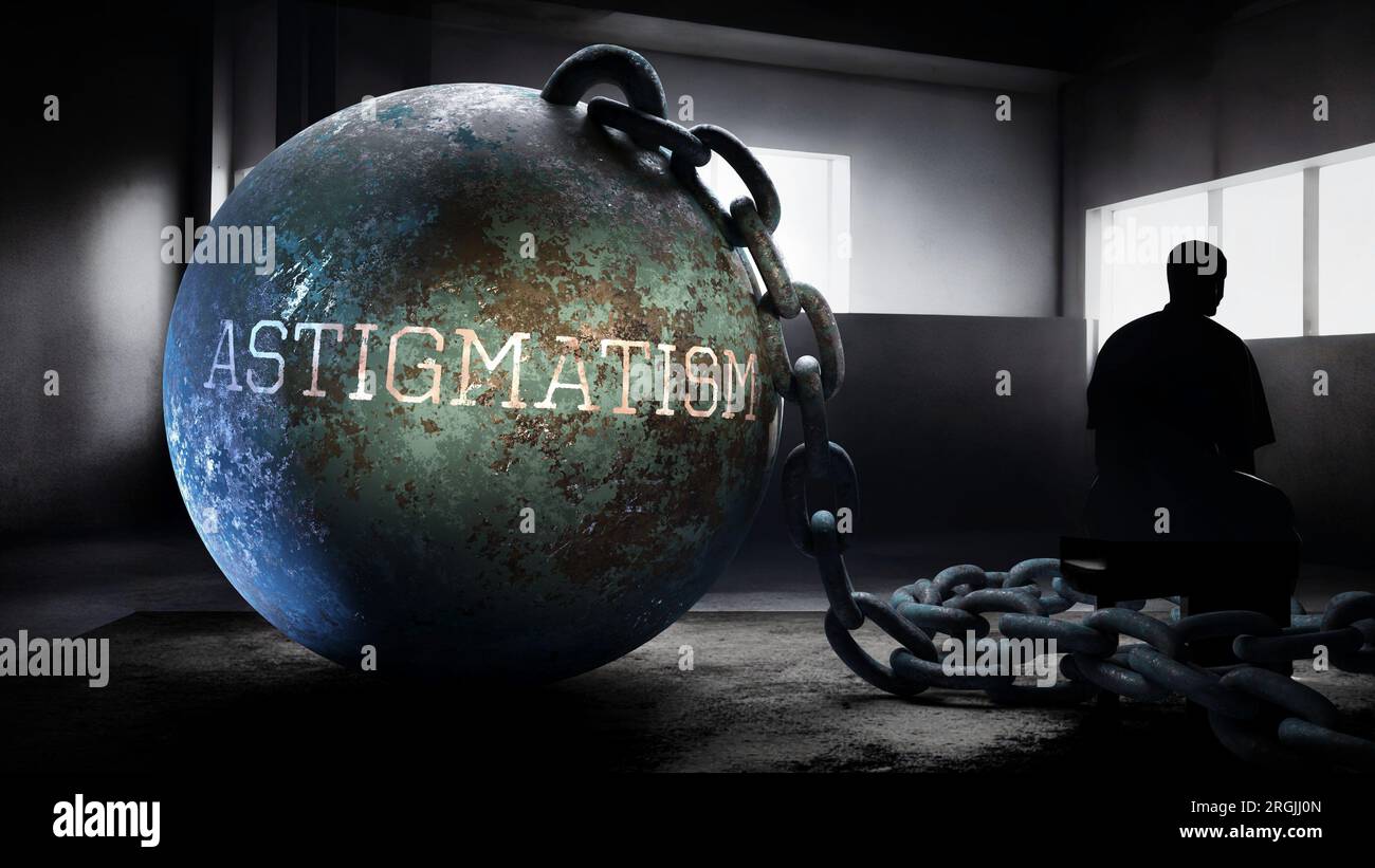 Astigmatism - a metaphorical view of exhausting human struggle with ...