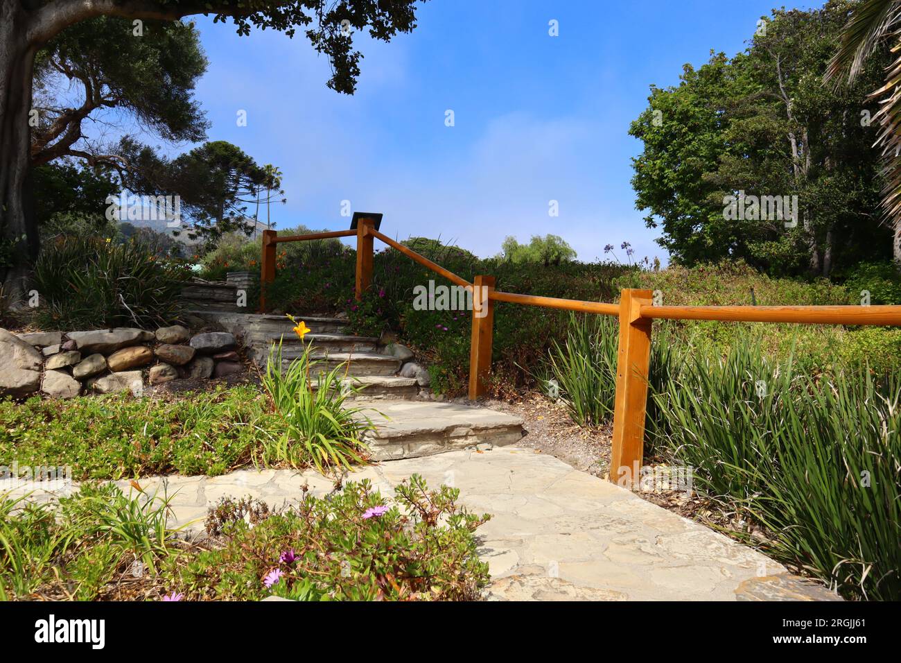 Malibu, California: detail view of Historic ADAMSON House and Park at ...