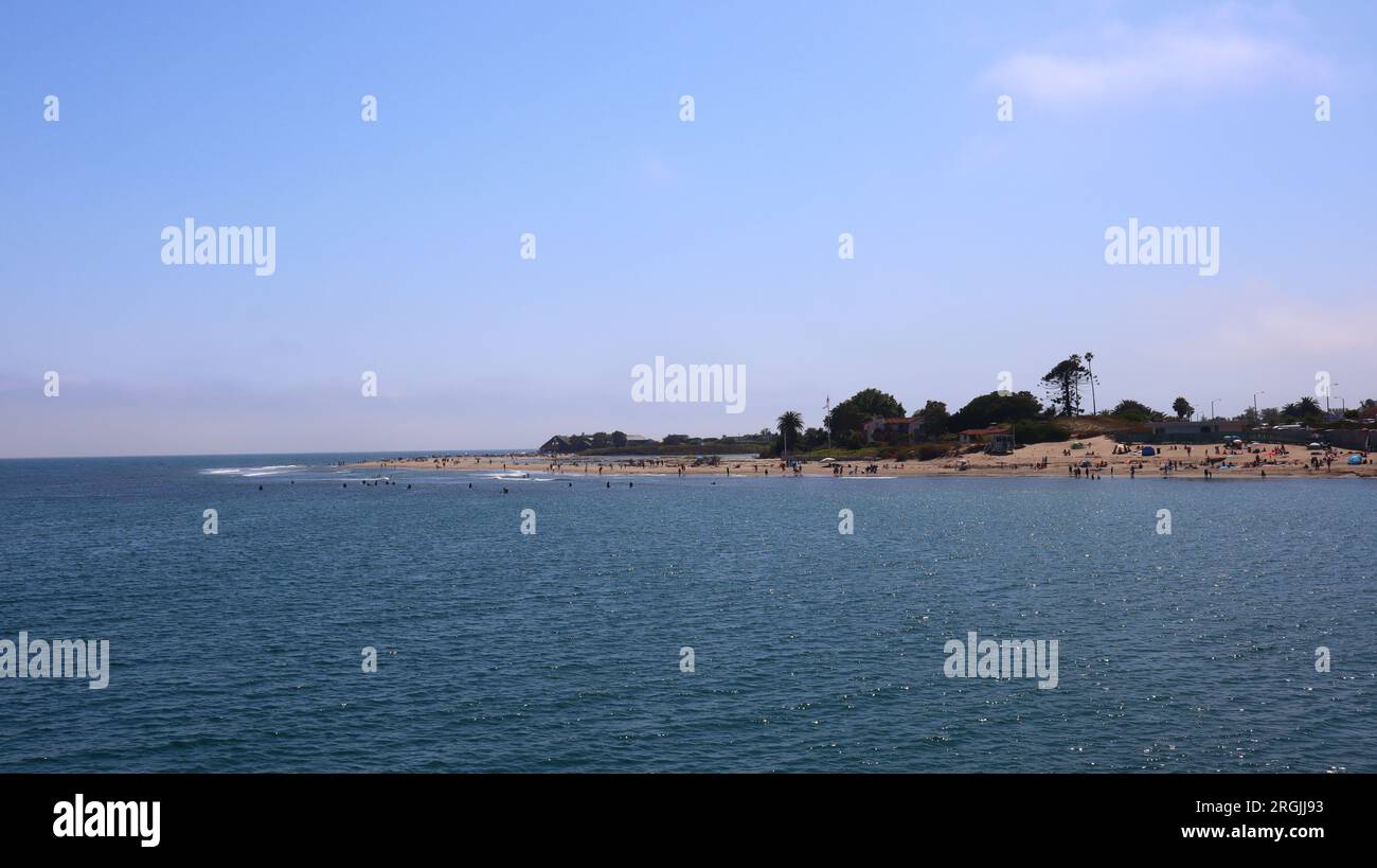 Malibu, California: MALIBU view from Malibu Pier Stock Photo - Alamy