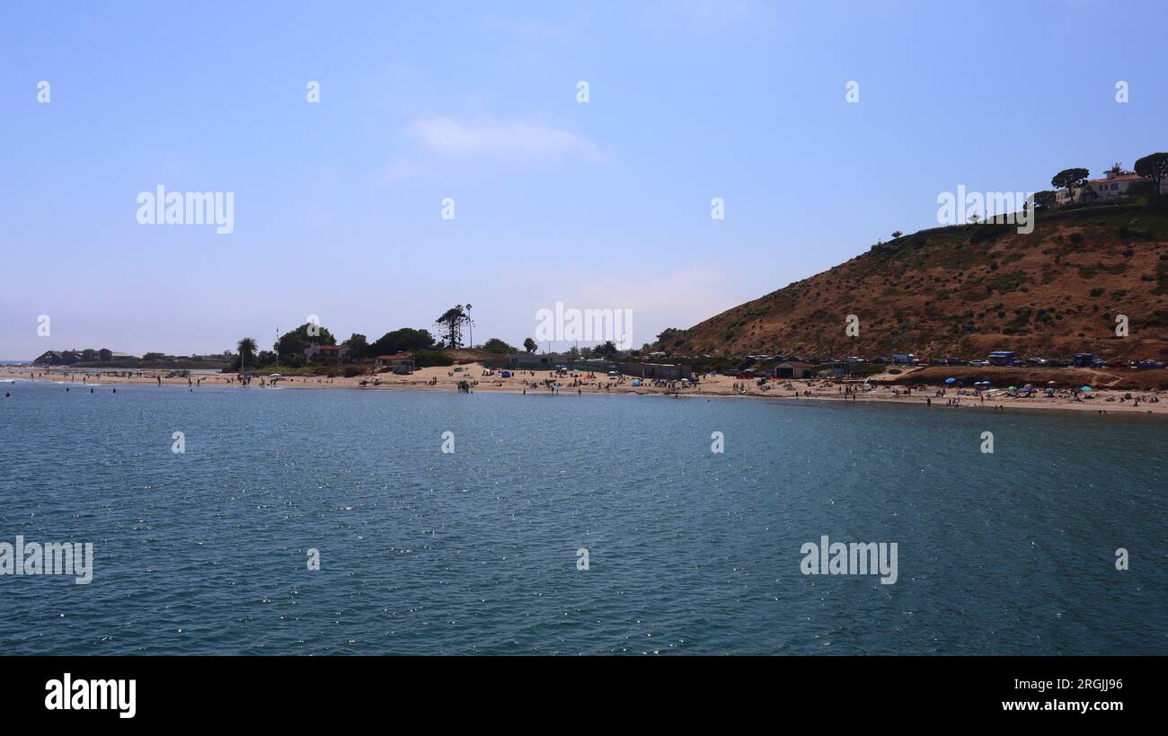Malibu, California: MALIBU view from Malibu Pier Stock Photo - Alamy