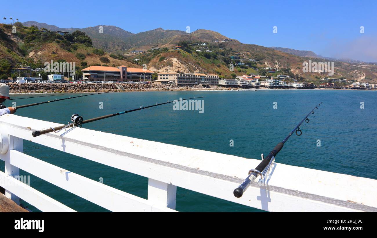 Malibu, California: MALIBU view from Malibu Pier Stock Photo - Alamy