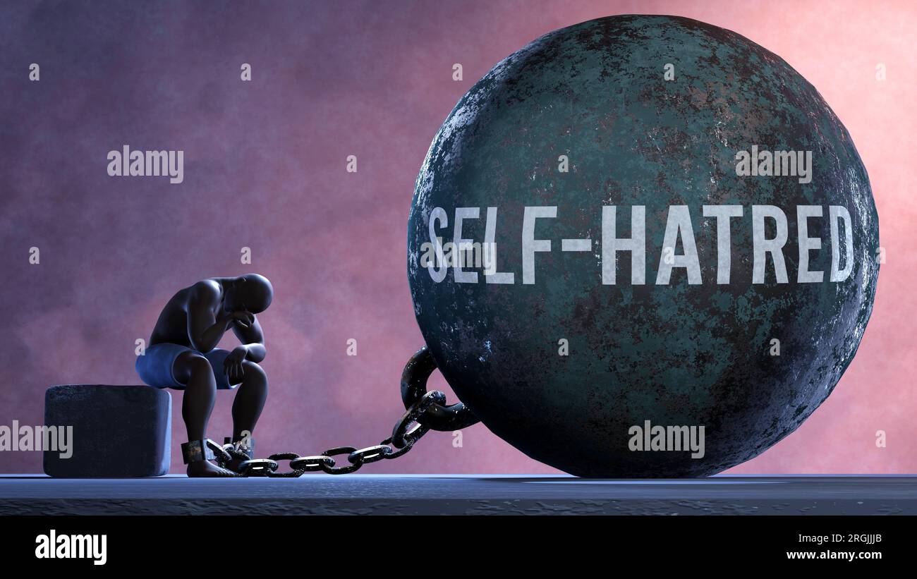 Self hatred hi-res stock photography and images - Alamy