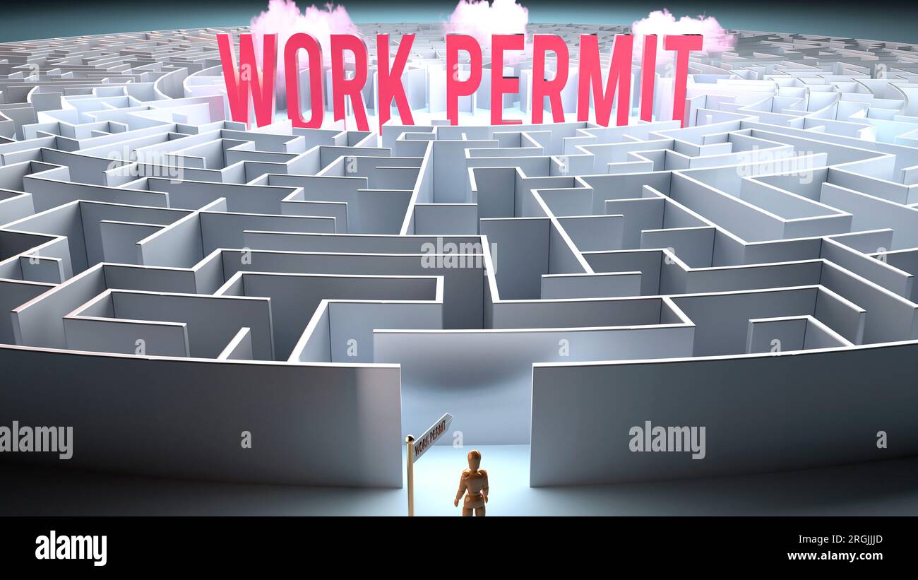 A vulnerable person in front of a big obstacle and a challenge to find ...