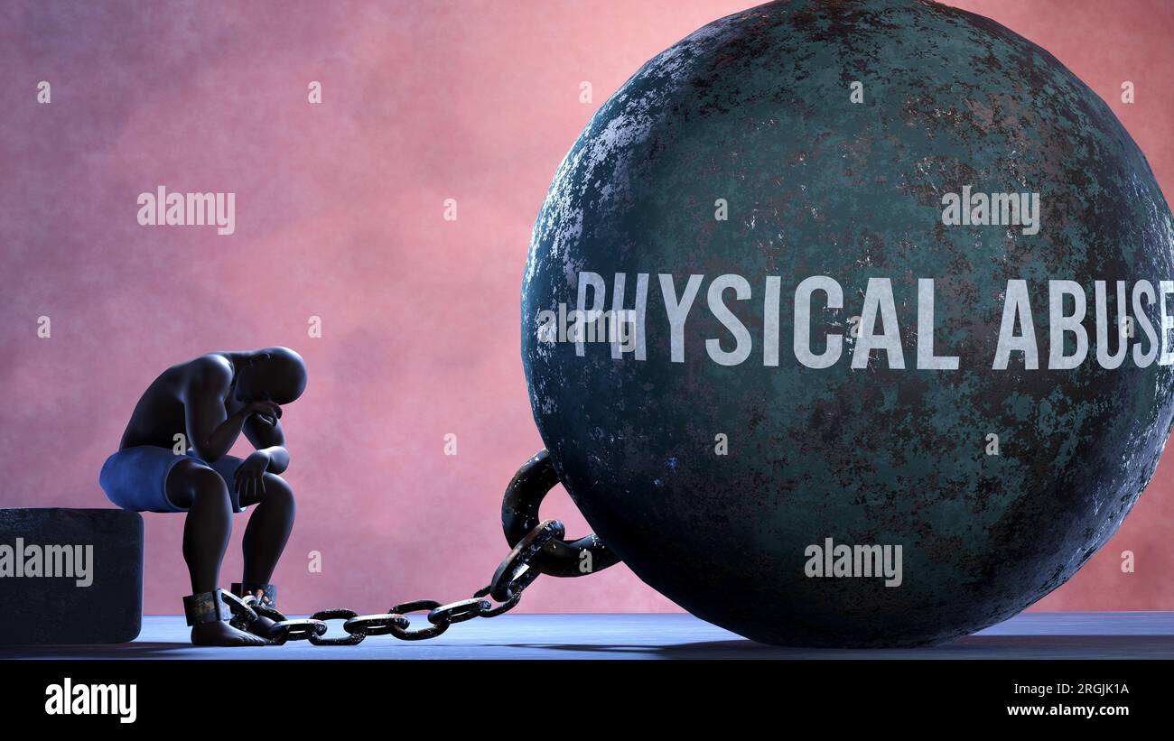 Physical abuse - a metaphor showing human struggle with Physical abuse ...