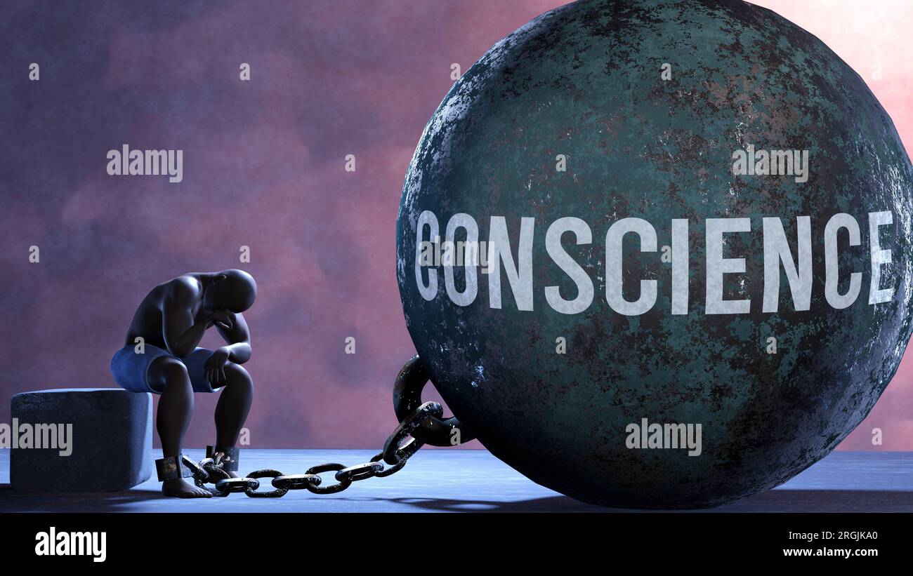 Conscience - a metaphor showing human struggle with Conscience ...