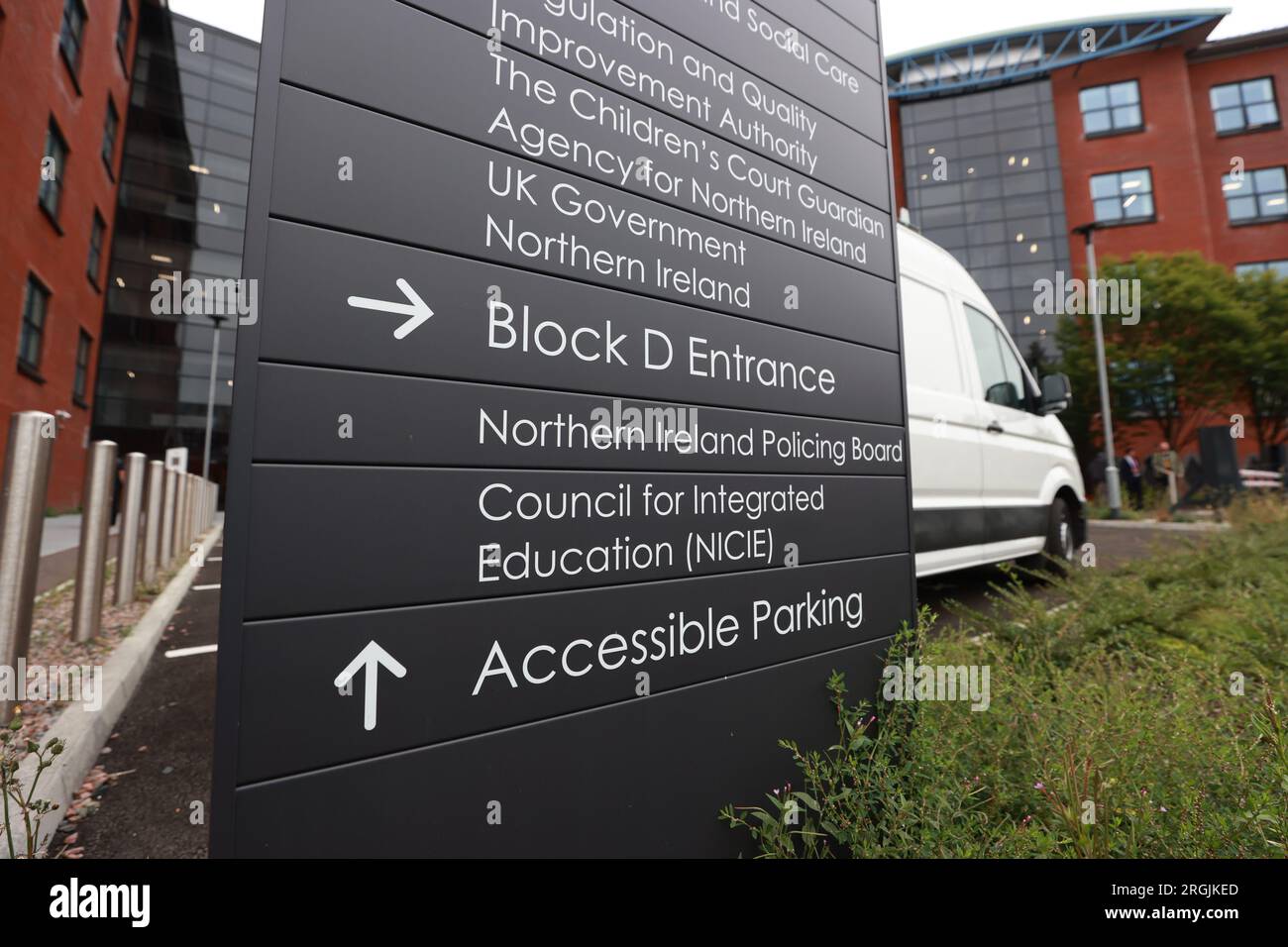 James House in Belfast where an emergency meeting of the Northern ...