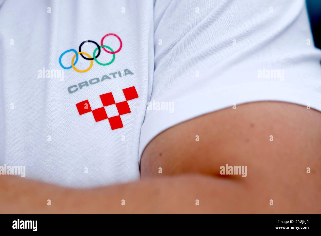 The t-shirt of Croatia’s Marin Rantes in the BMX Freestyle Park Men’s ...